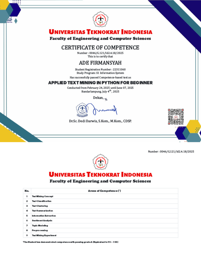 Ade Firmansyah - Applied Text Mining in Python for Beginner | PDF