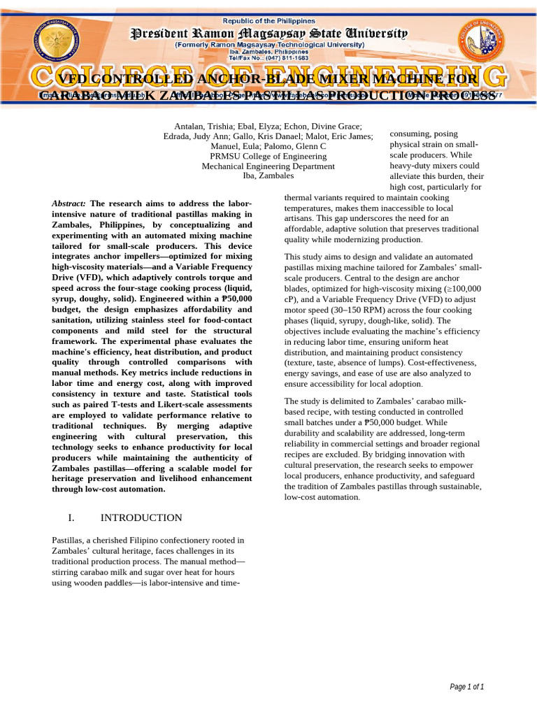 Thesis Summarized Paper | PDF | Automation