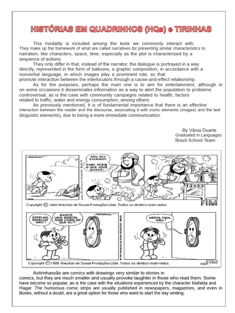 Understanding Comic Strips and Their Elements | PDF | Comics | Human ...