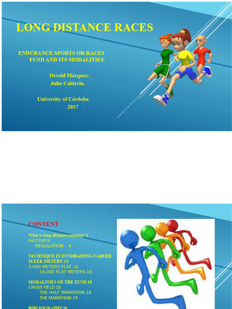 Long-Distance Races | PDF | Long Distance Running | Marathon