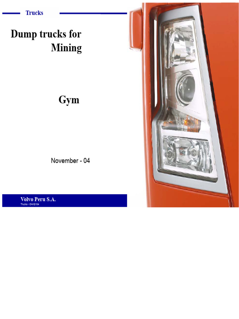 Presentation of Volvo FM12 6x4 | PDF | Truck | Engines