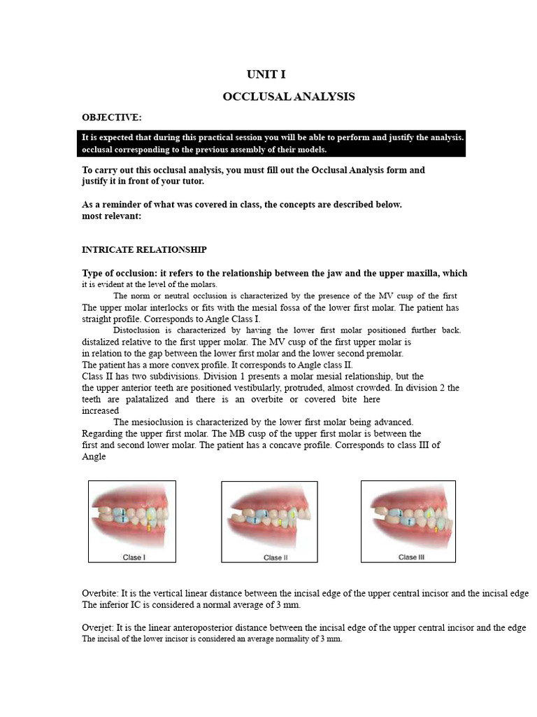 Occlusal Analysis Manual | PDF | Mouth | Dentistry