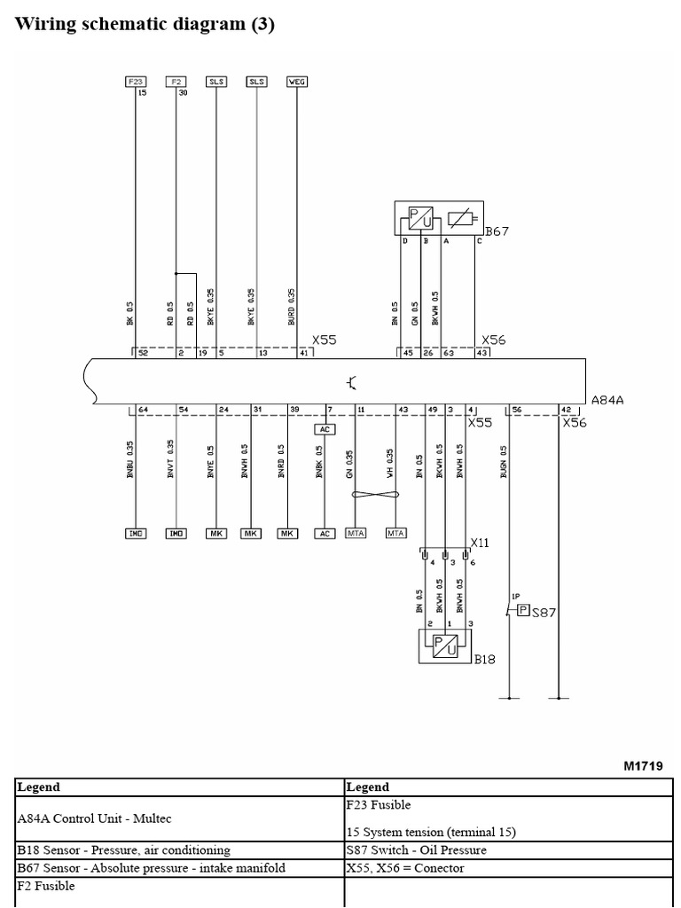 Wiring Schematic for Automotive Systems | PDF
