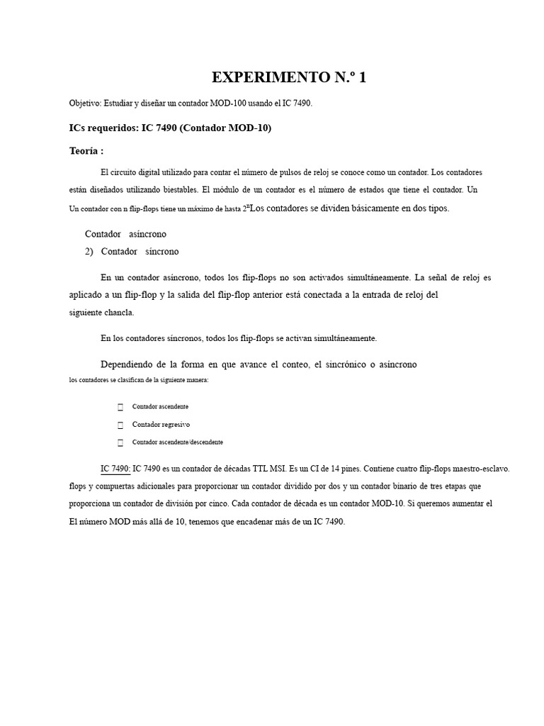 ex1 | PDF | Electrónica digital | Informática