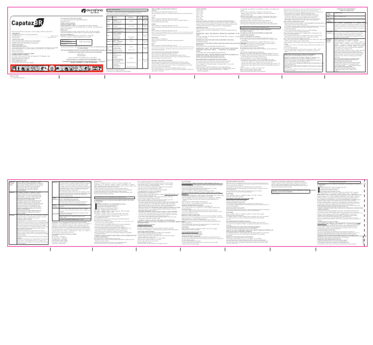 Capatazbr Leaflet | PDF | Personal Protective Equipment | Pest Control