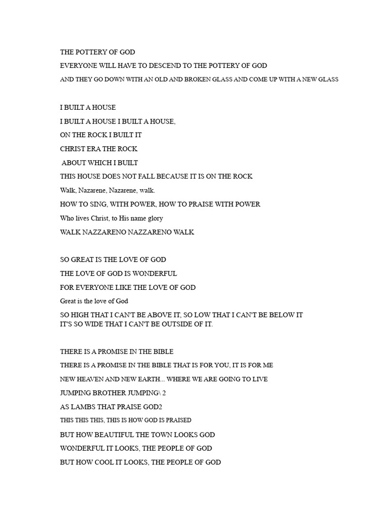 Christian Songs | PDF
