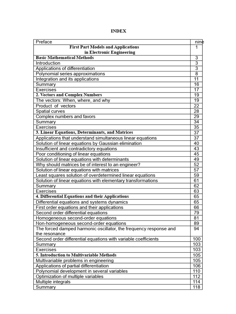 Mathematical Methods in Engineering | PDF | Matrix (Mathematics ...