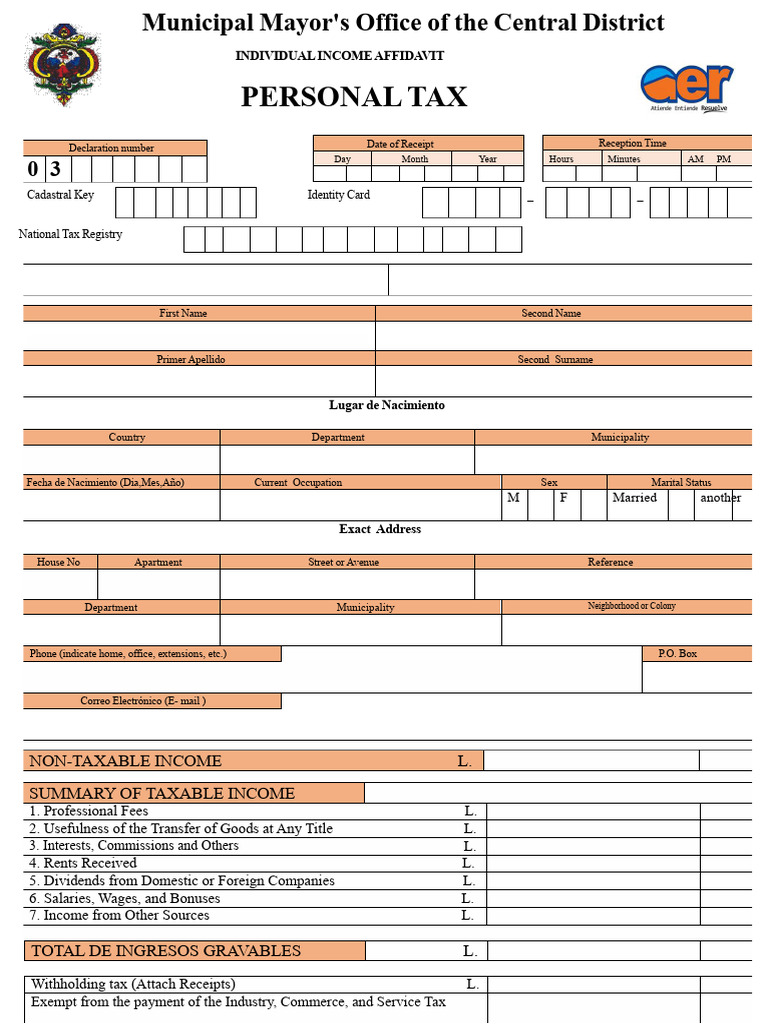 Income Tax Affidavit Form | PDF | Income Tax | Income