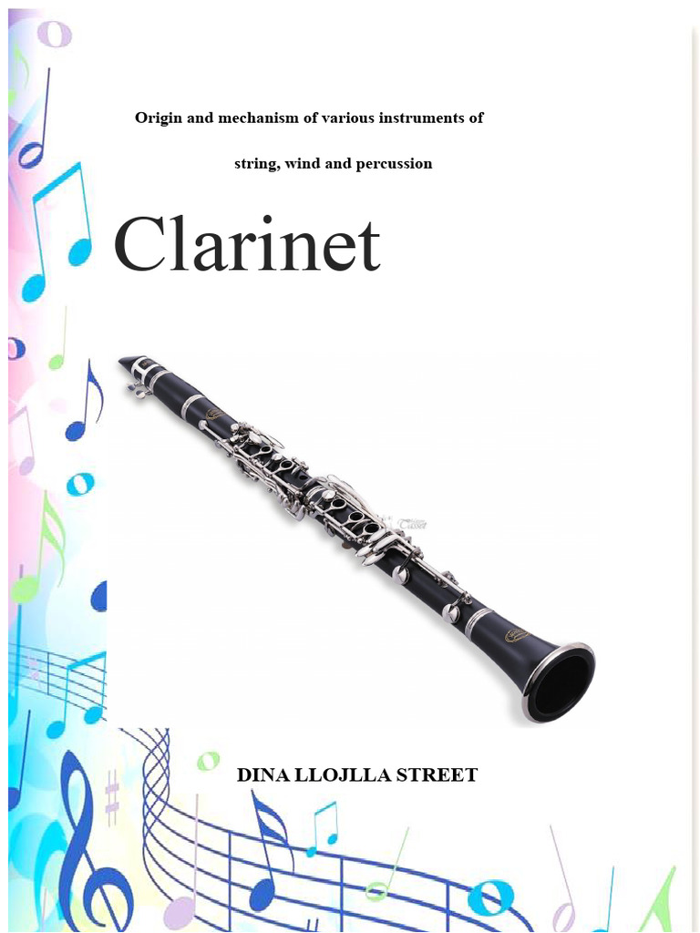 History, Parts of The Clarinet | PDF | Clarinet | Woodwind Instruments