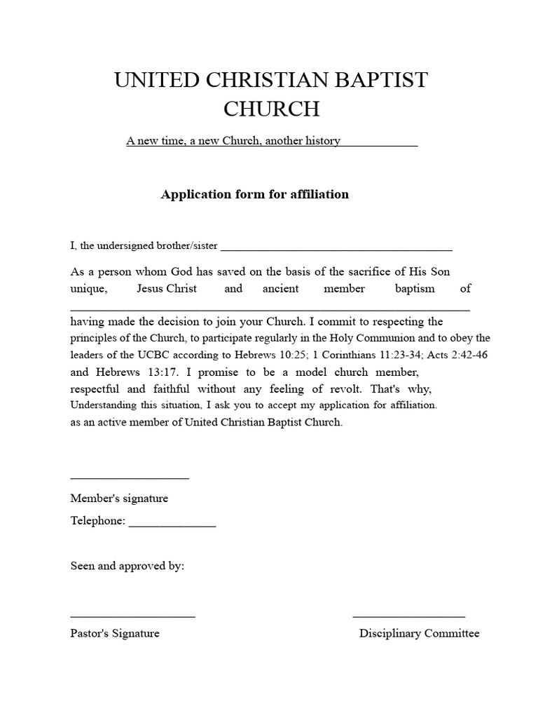 Membership Application Form | PDF