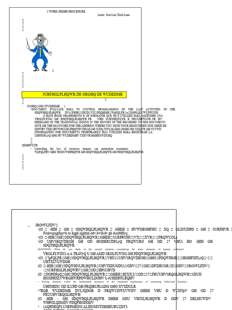 Work Order Procedure PDF | PDF
