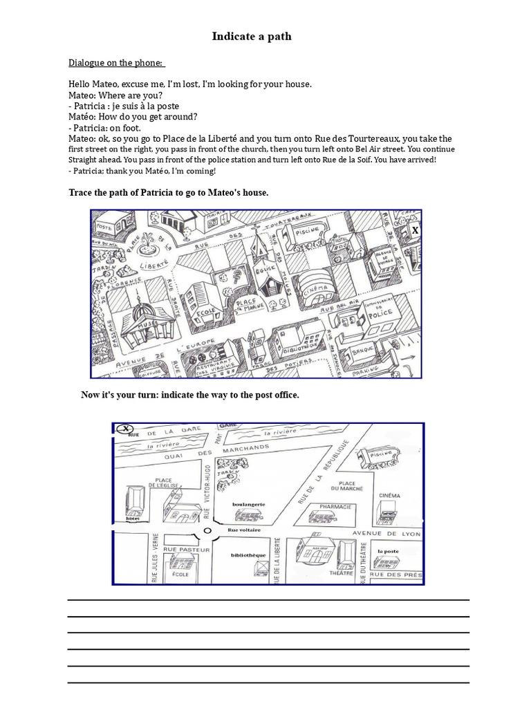 Indicate A Path Written Comprehension | PDF