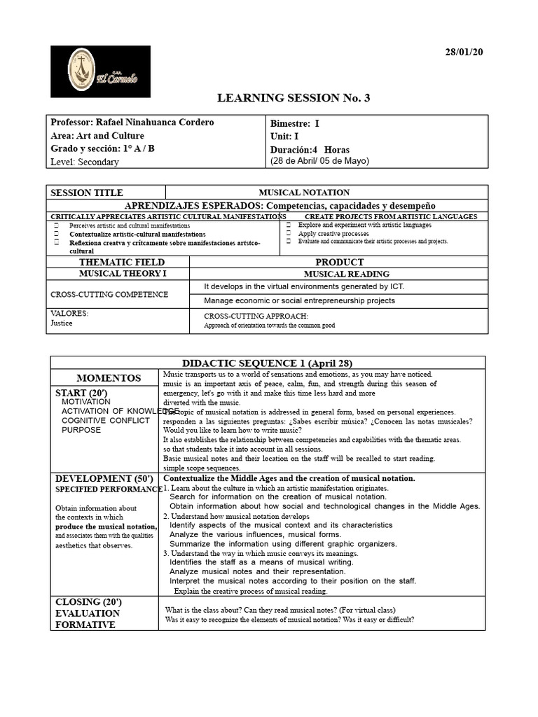 Music Session | PDF | Information | Rhythm