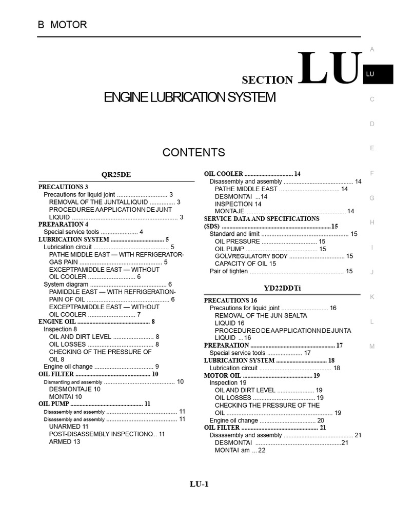Engine Lubrication System Guide | PDF | Motor Oil | Pump
