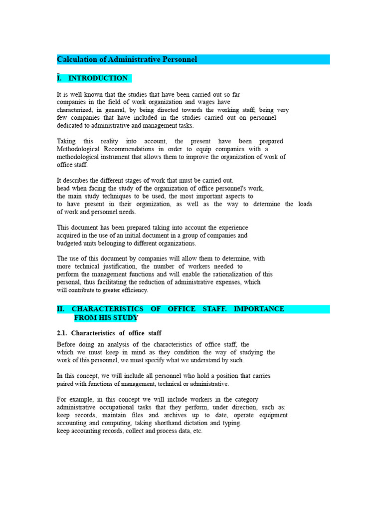 Optimizing Administrative Personnel Work | PDF | Customer | Mind
