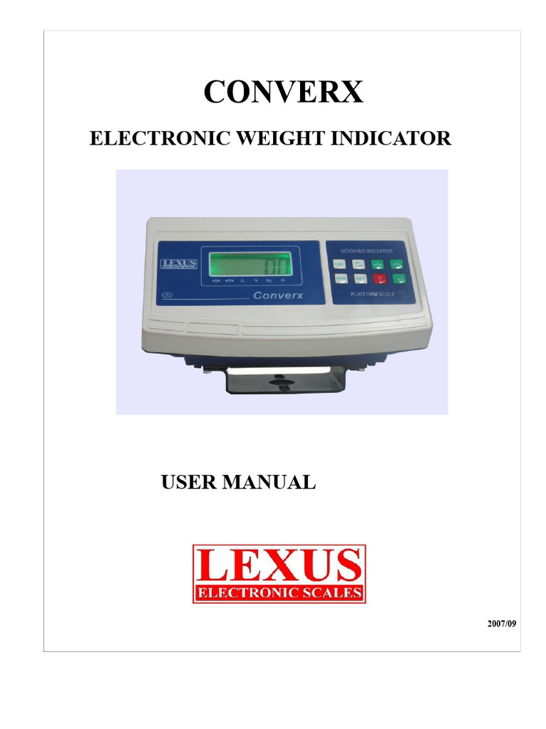 LEXUS Manual Converx v0709 | PDF | Pound (Mass) | Weight
