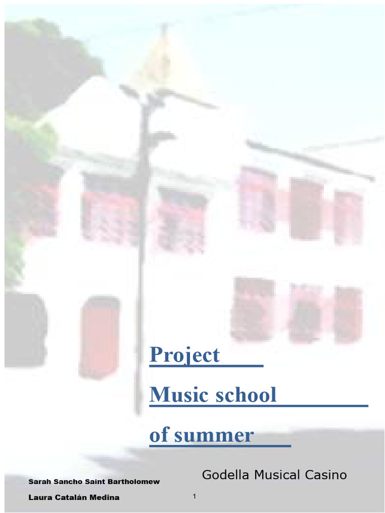 Summer Music School1 Project PDF | PDF | Dances | Performing Arts