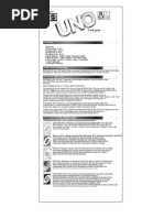 Free Printable Uno Cards PDF | PDF | Consumer Goods | Ephemera