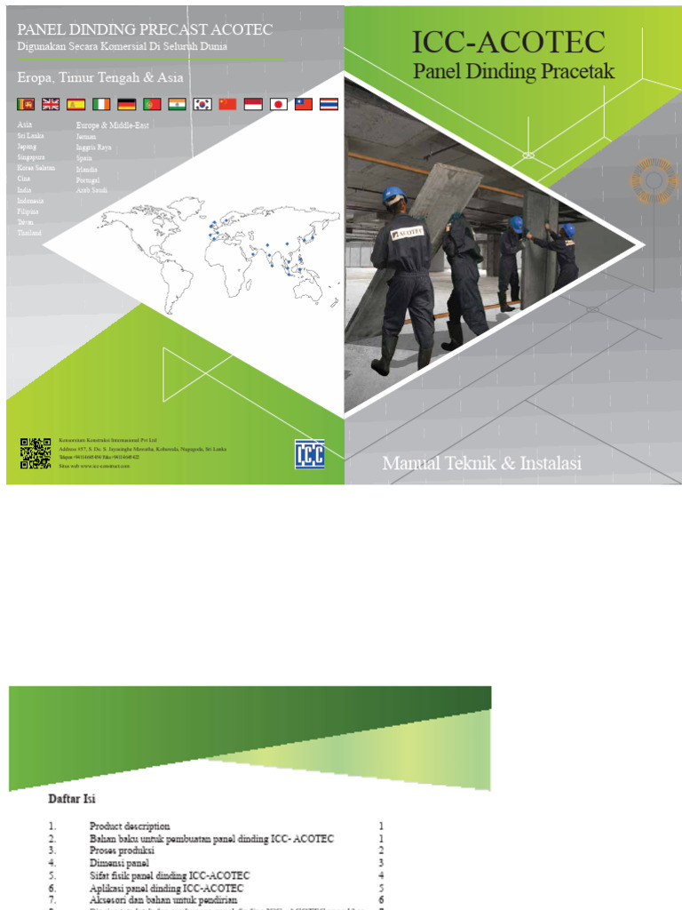 Panel Dinding Pracetak ICC-ACOTEC | PDF