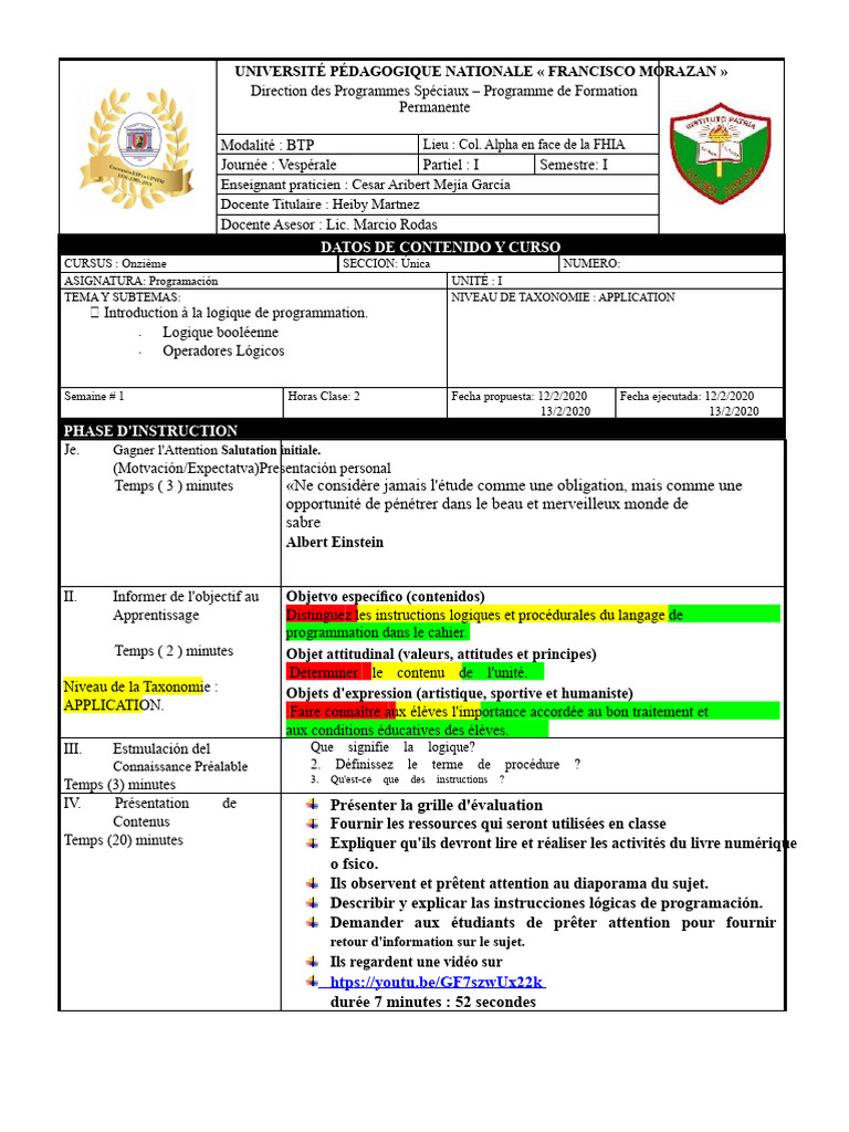Introduction à la logique de programmation | PDF | Programmation ...