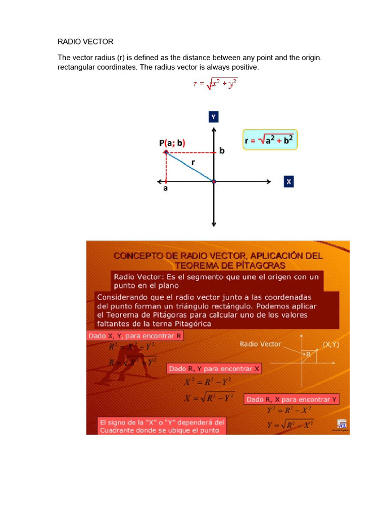 Vector Radio | PDF | Coordinate System | Cartesian Coordinate System