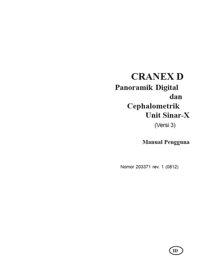 Panduan Pengguna Unit Cranex D | PDF