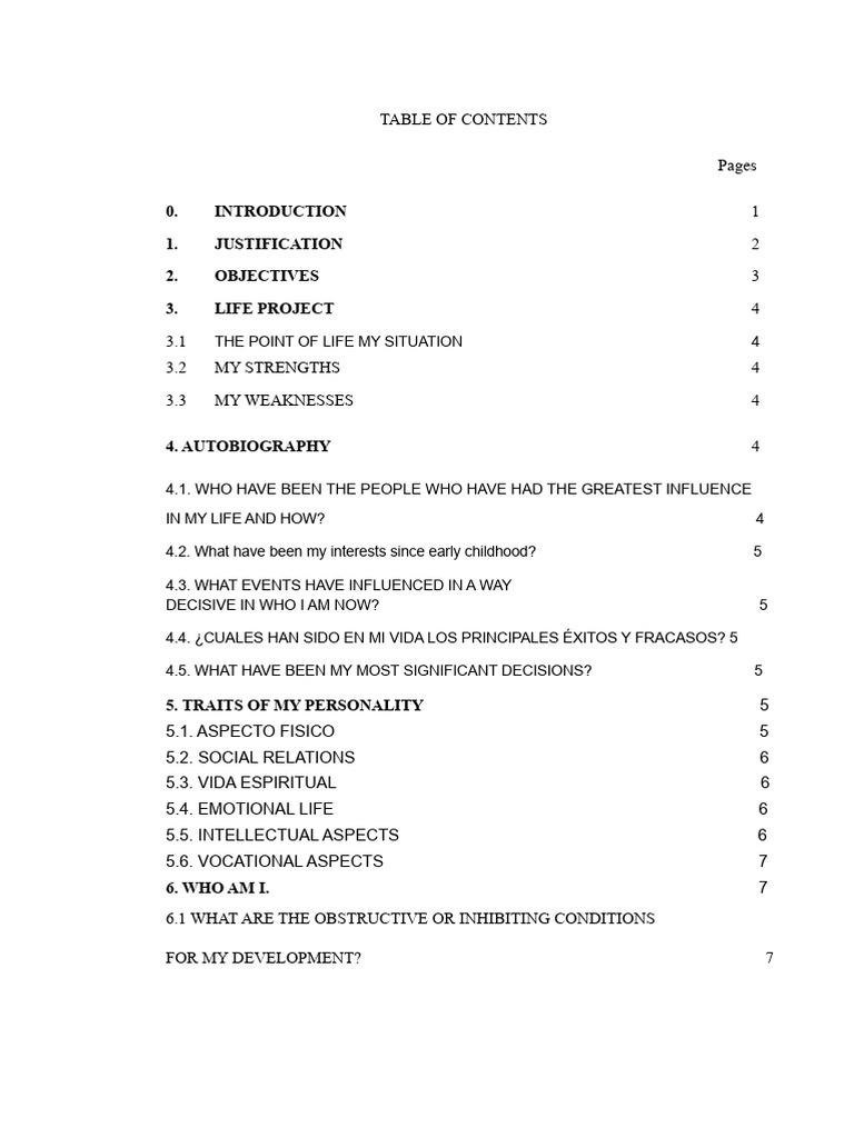 My Life Project and Autobiography Insights | PDF