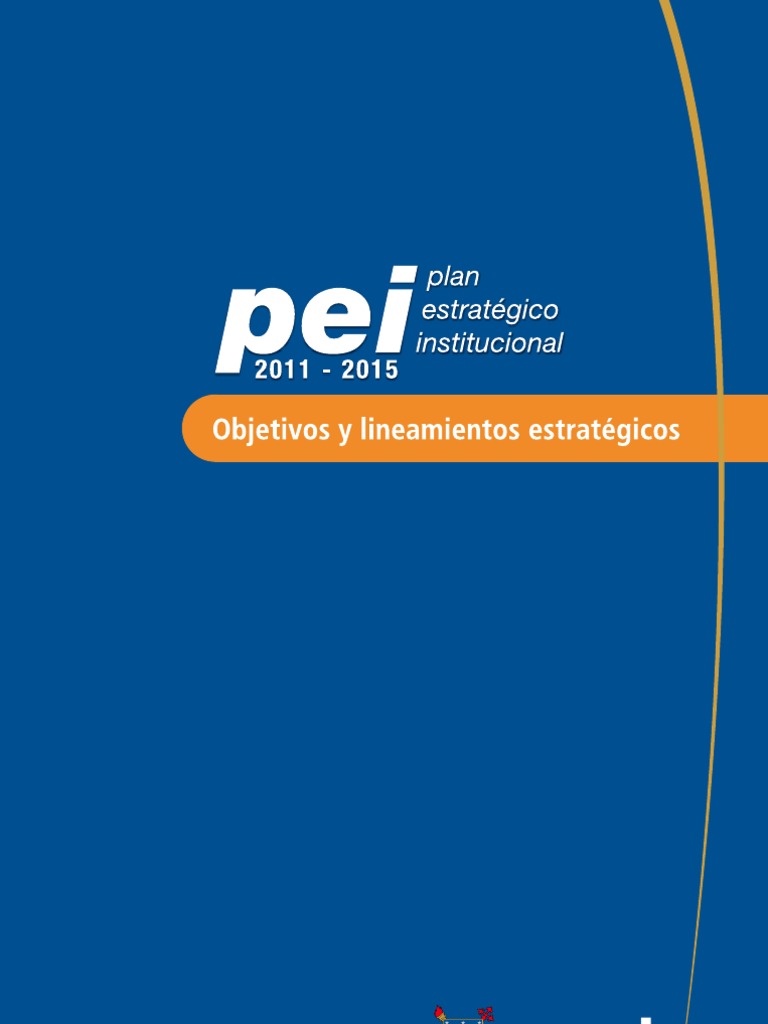 PEI n2011 2015, Hace Mención A Una Reestructuración | PDF