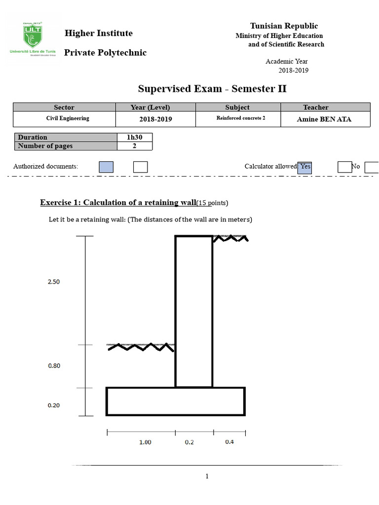 Reinforced Concrete Wall | PDF | Building Materials | Structural ...