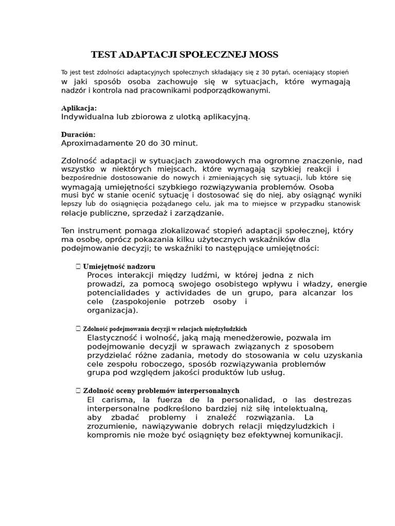 Test Moss | PDF