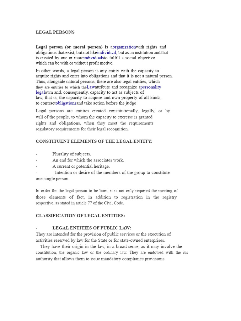 Legal Entities | PDF | Liquidation | Insolvency