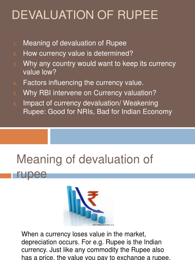 Devaluation of Rupee | Exchange Rate | Interest