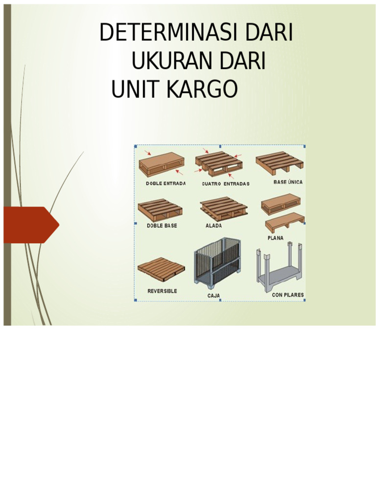 Ukuran dan Standarisasi Unit Kargo | PDF
