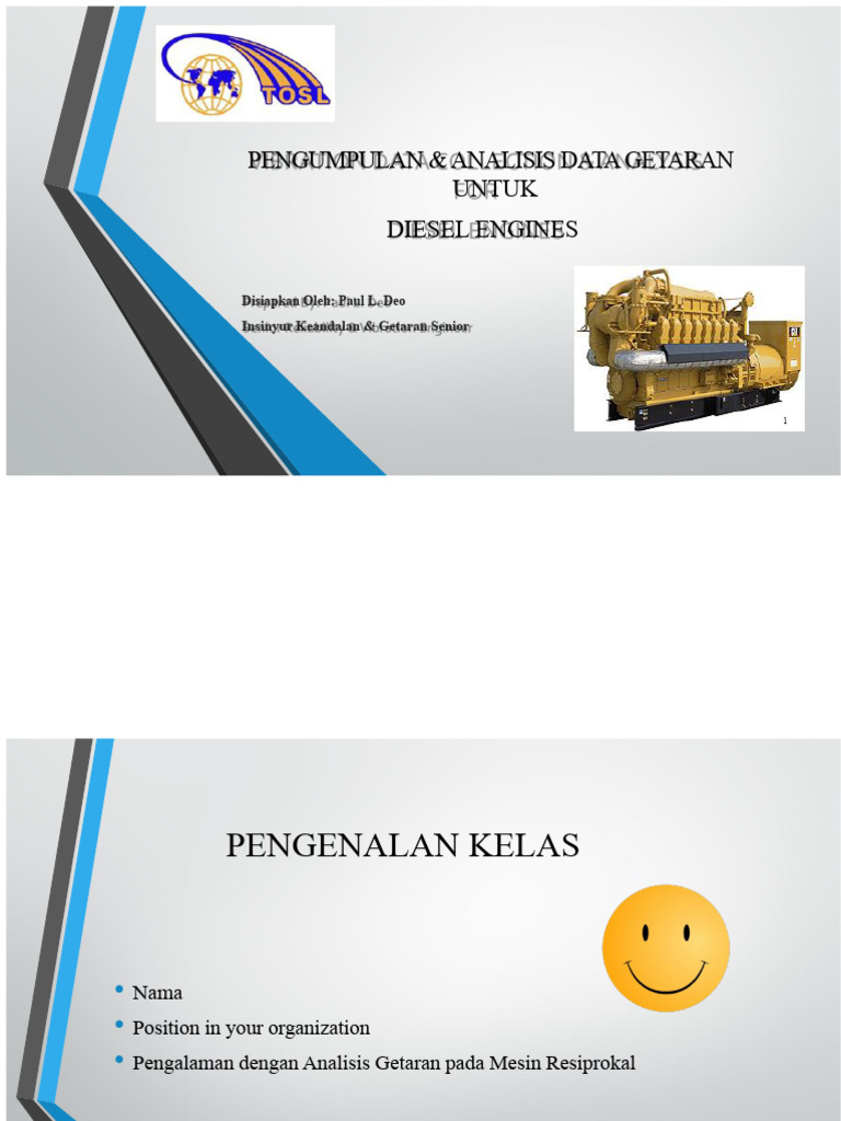 Analisis Getaran Untuk Mesin Diesel | PDF