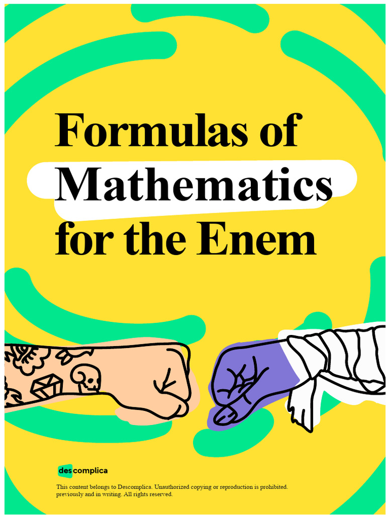 Mathematics Formulas For The Enem (Descomplica) PDF | PDF | Area ...