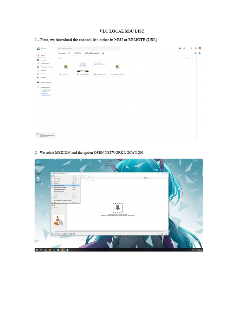 How to Use VLC with M3U Lists | PDF