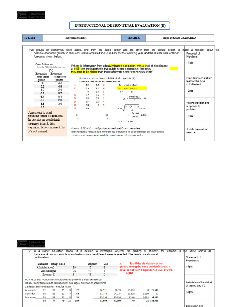 Inferential Statistics in Economic Forecasts | PDF | Regression ...