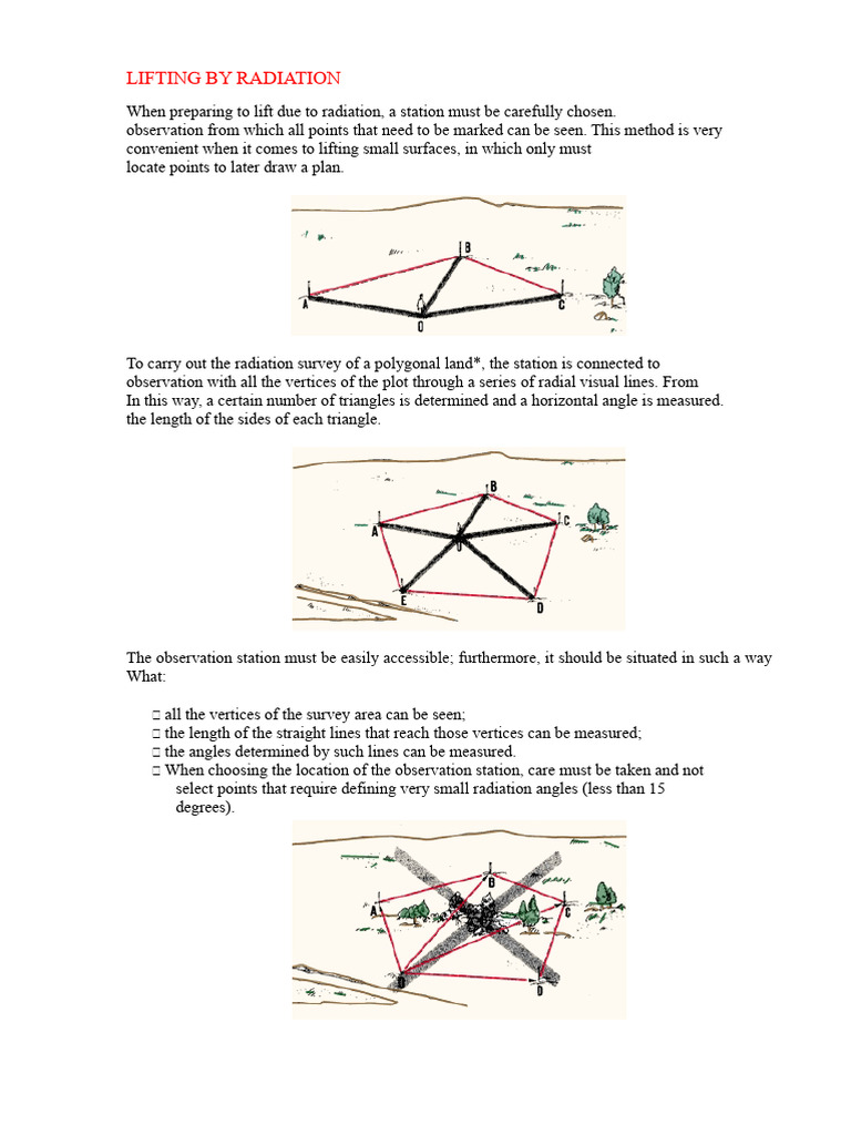 Radiation Survey Techniques for Lifting | PDF | Surveying | Triangle