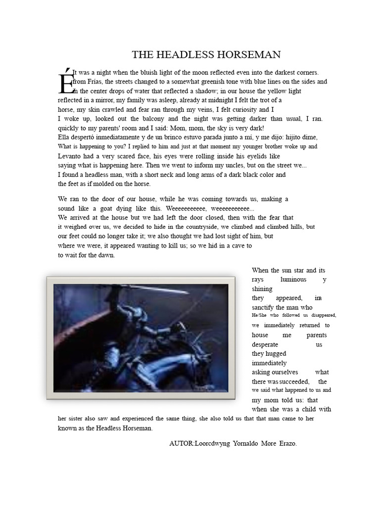 Encounter with the Headless Horseman | PDF
