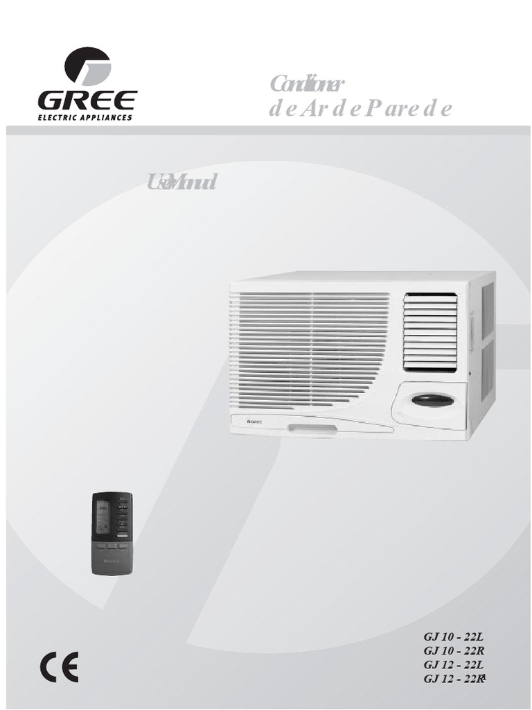 Air From Window Gree Window Gj10 22l Gj12 22l | PDF | Air Conditioning