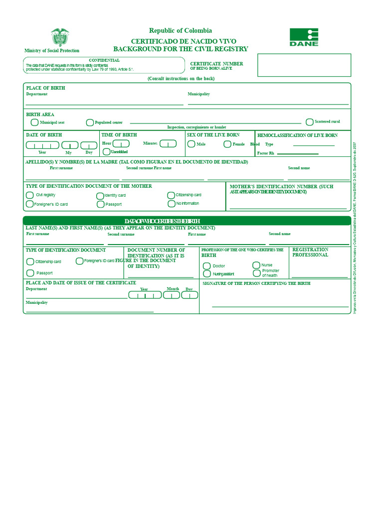 Born Alive Certificate | PDF | Identity Document | Birth Certificate