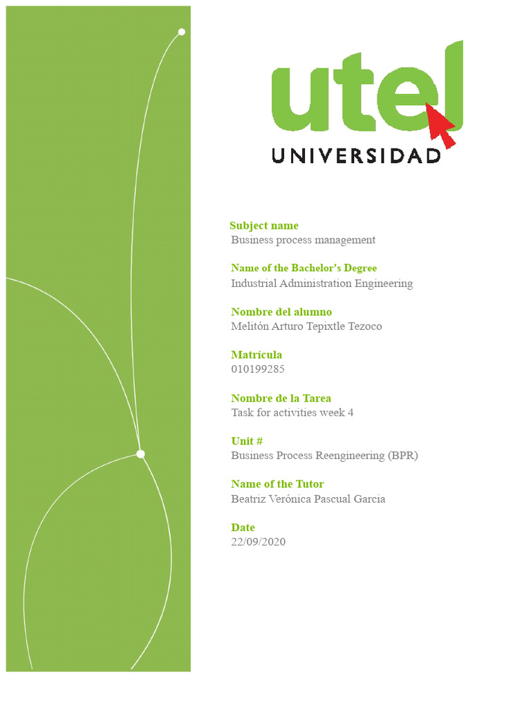 Week 4 Task Business Process Management | PDF | Business