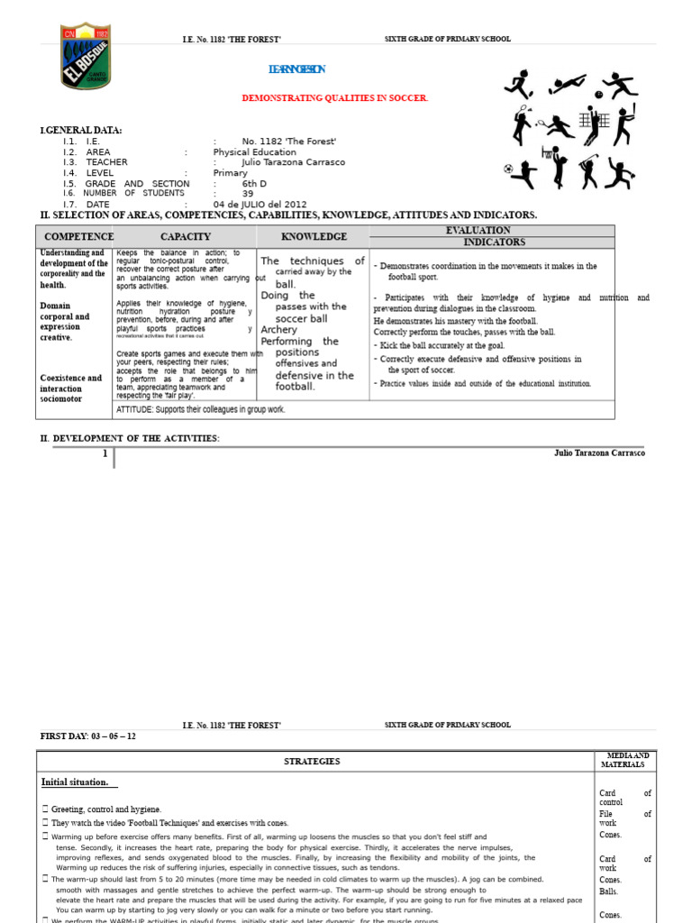 Soccer and Basketball Skills for 6th Grade | PDF | Flexibility (Anatomy)