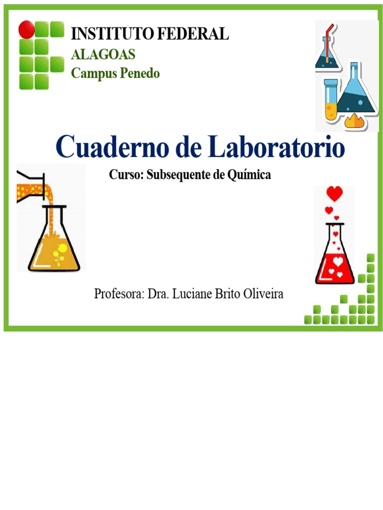 Cuaderno de Laboratorio | PDF | Laboratorios | Química