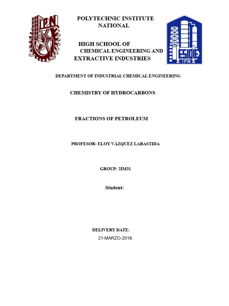 Organic Chemistry - Petroleum Fractions | PDF | Petroleum | Fuels