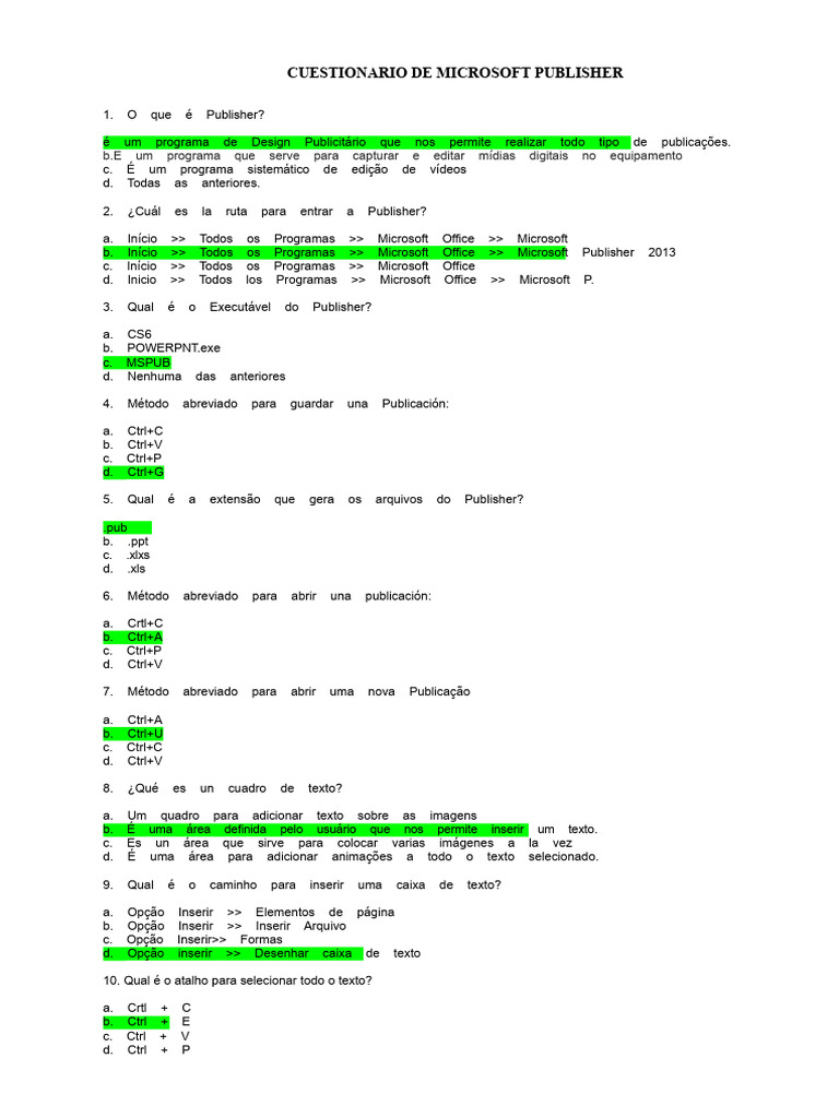 Guia Completo sobre Microsoft Publisher | PDF | Microsoft
