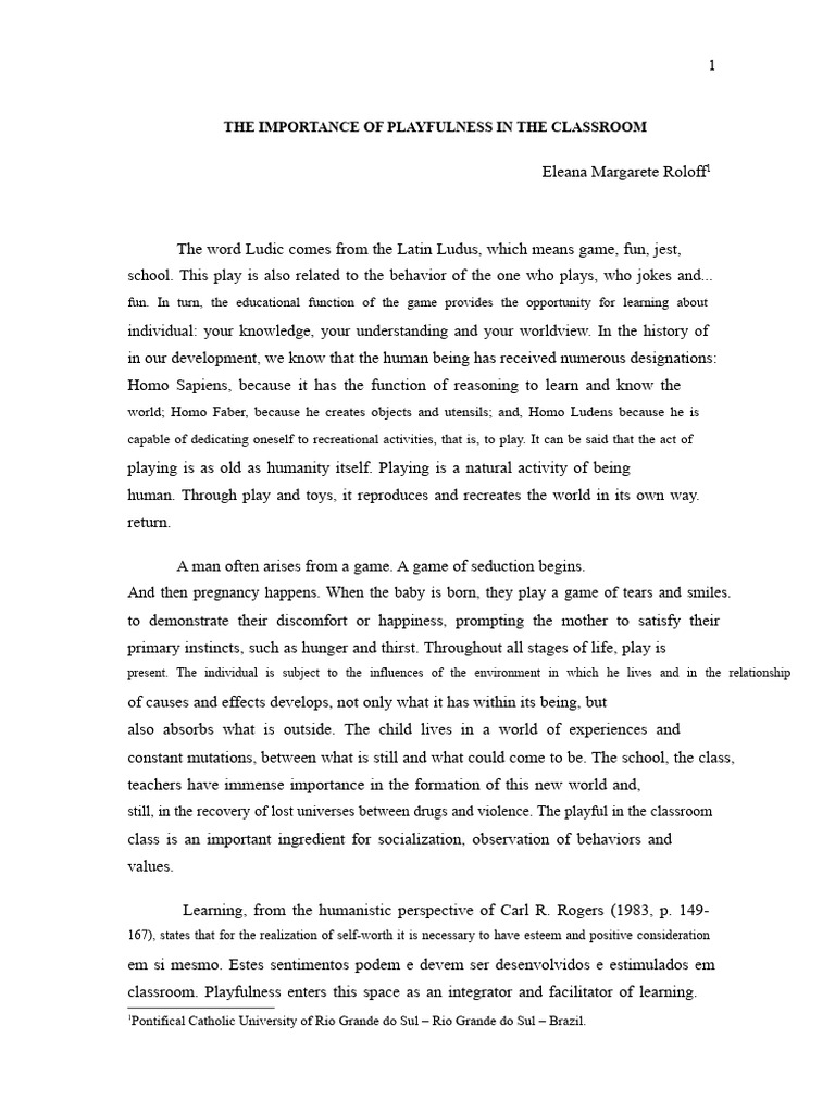 Eleana Margarete Roloff PDF | PDF | Learning | Teachers