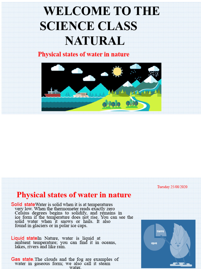Physical States of Water in Nature | PDF