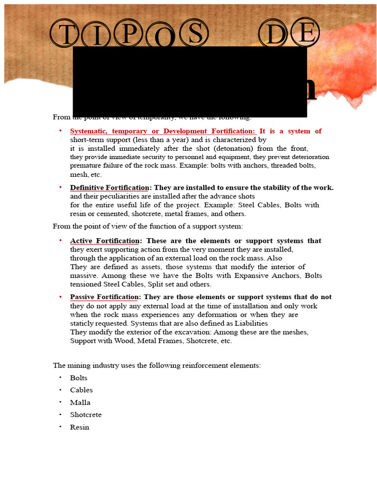 Types of Fortification | PDF | Screw | Applied And Interdisciplinary ...