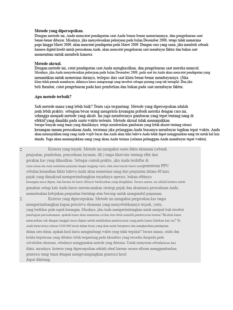 Metode yang dipersepsikan | PDF